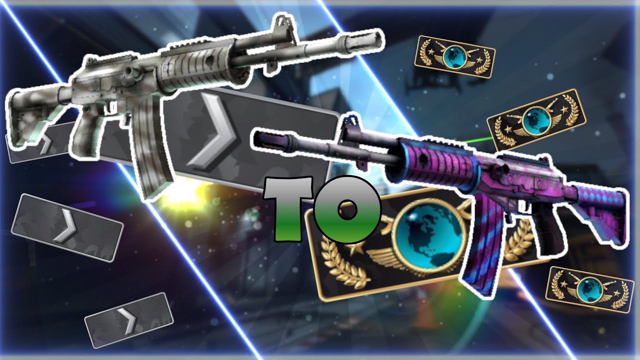 Silver 1 to Global Elite ★ Galil AR CSGO - YouTube