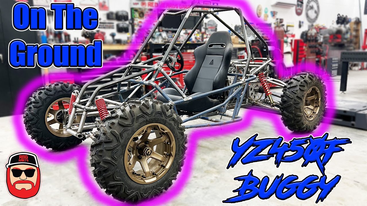YZ450 Powered Go Kart On The Ground - YouTube