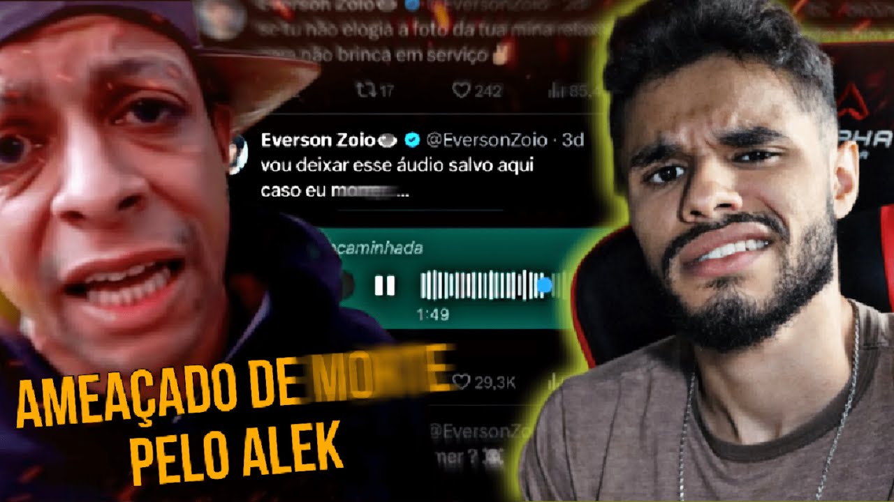 ALEK processa EVERSON ZOIO e ameaça de M0RT3! - YouTube