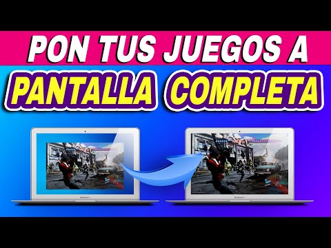 como poner pantalla completa en pc Windows 10 para juegos  2024-2025-2026 | Método EFECTIVO