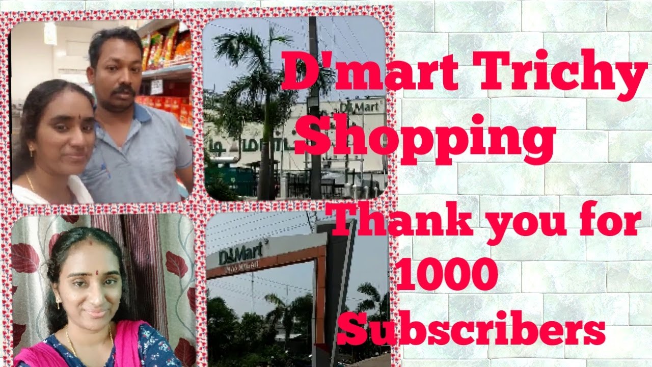 DMart Shopping Haul in Tamil | DMart Trichy | November 2019 - YouTube