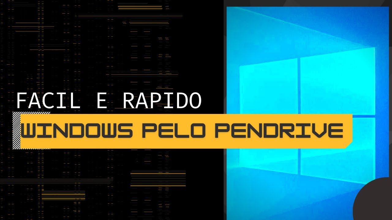 Como instalar o Windows 10 pelo Pendrive - YouTube