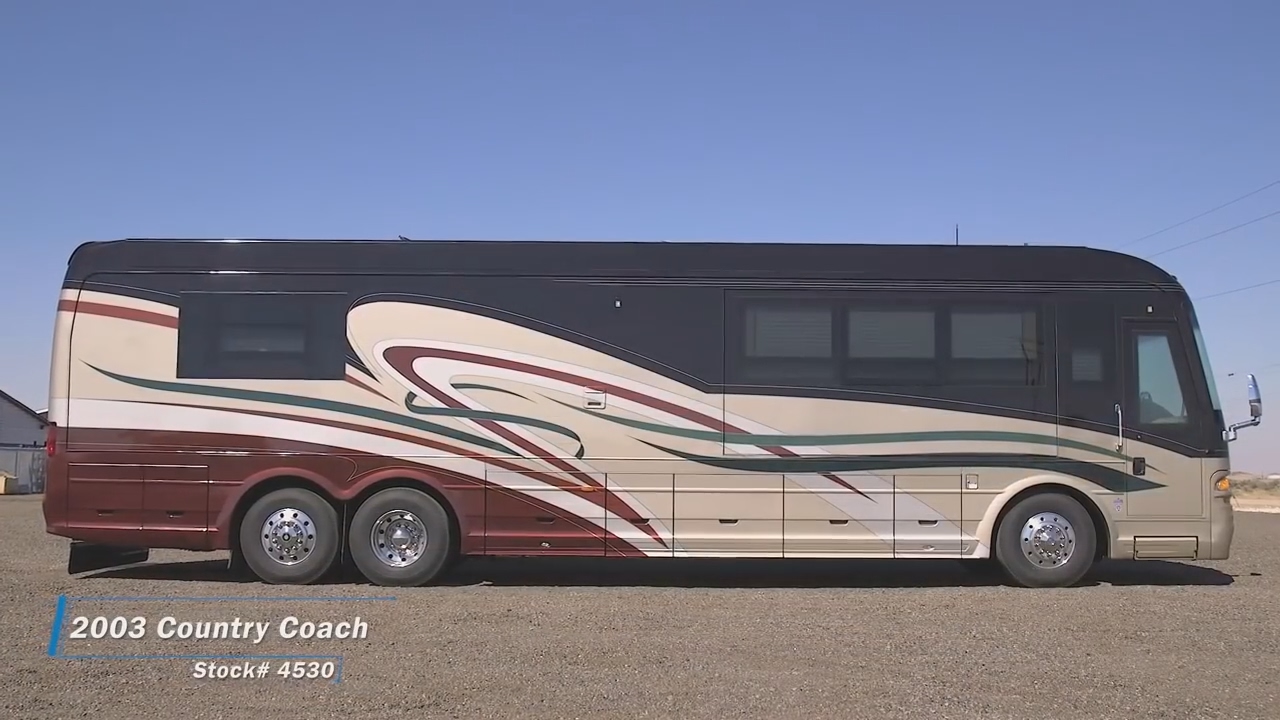 IWS Motor Coaches 2003 Country Coach Stk 4530 Interior - YouTube