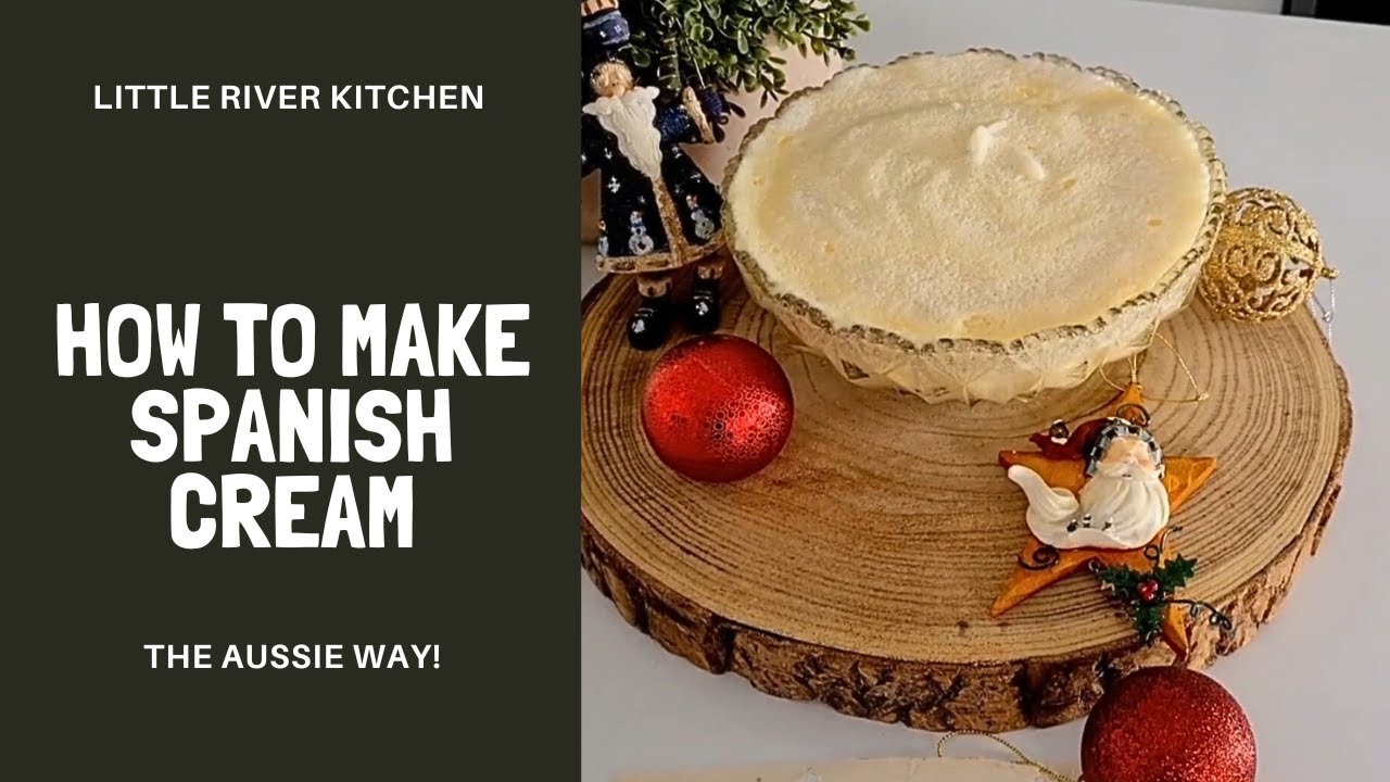 How To Make Spanish Cream - YouTube