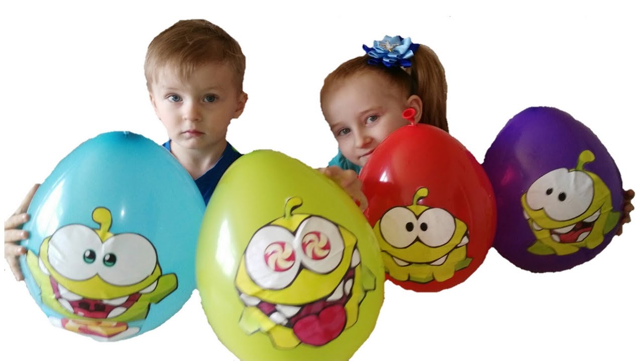 АМ НЯМА сюрпризы шары-яйца с Ам Нямой AM Nyam surprises - YouTube