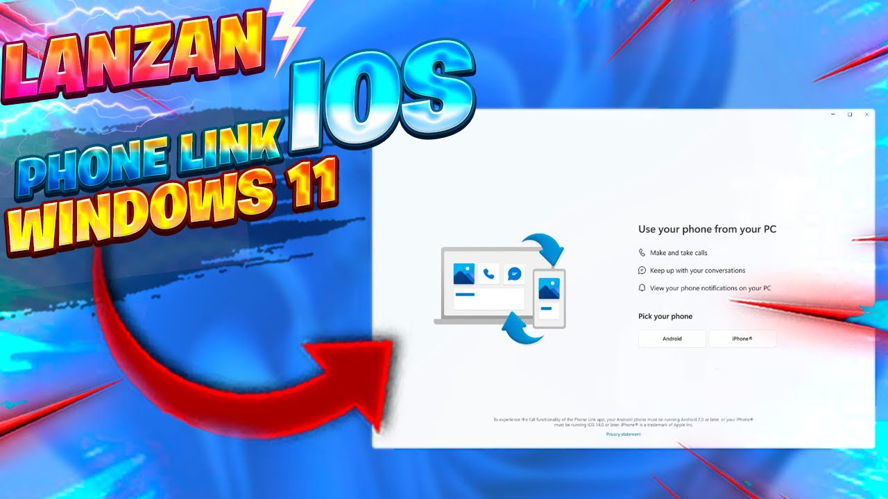 LANZAN NUEVO Phone Link IOS en Windows 11 / RUFUS DICE ADIOS a Windows ...