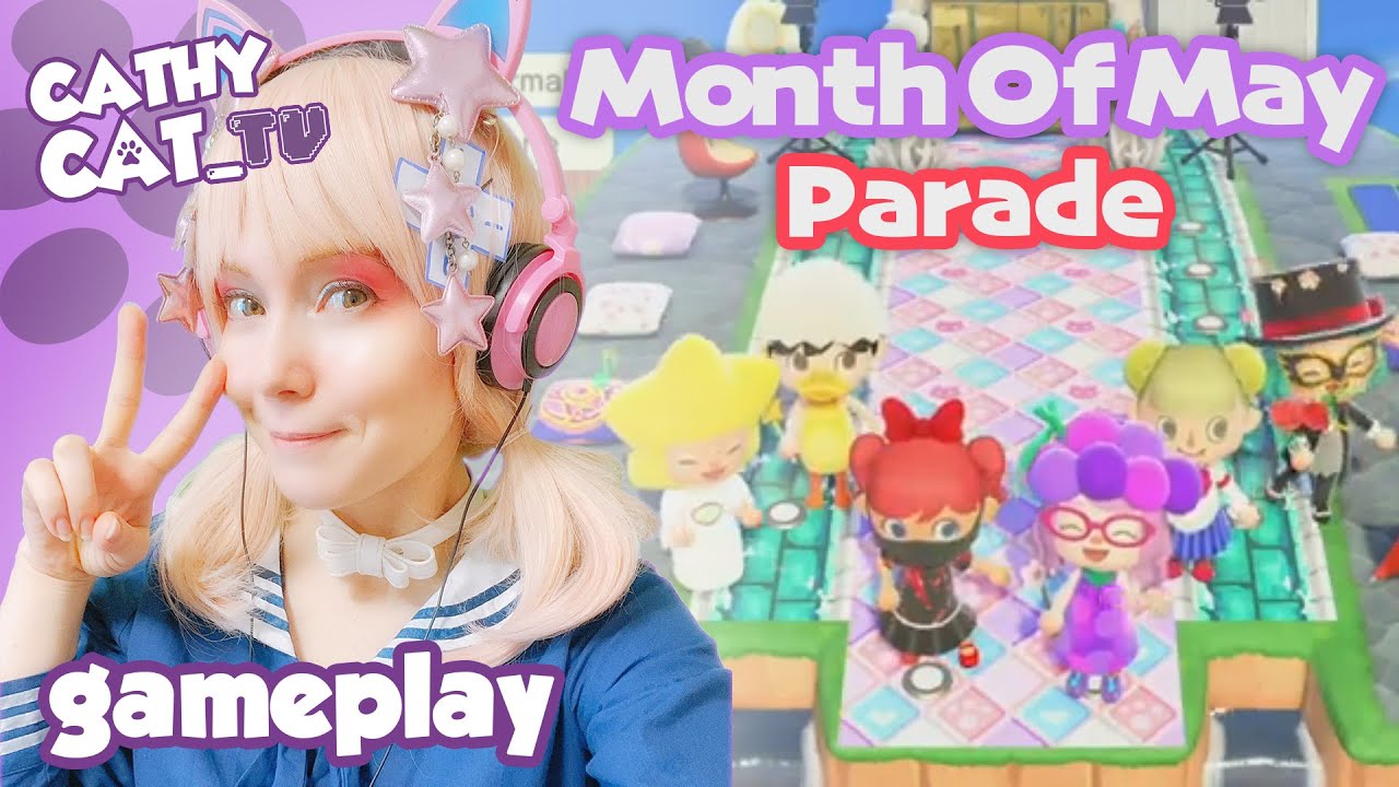 Month of May Parade! - ANIMAL CROSSING Fashion Show | Gameplay - YouTube