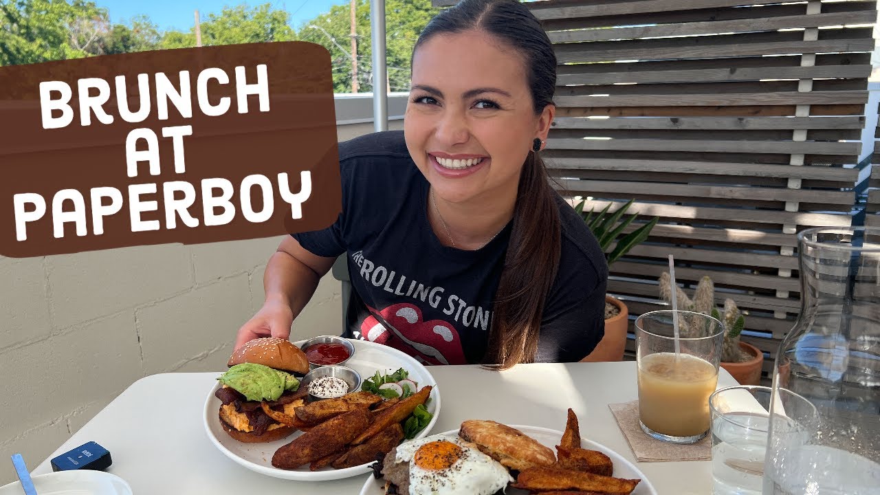 Rooftop Brunch at PAPERBOY - YouTube