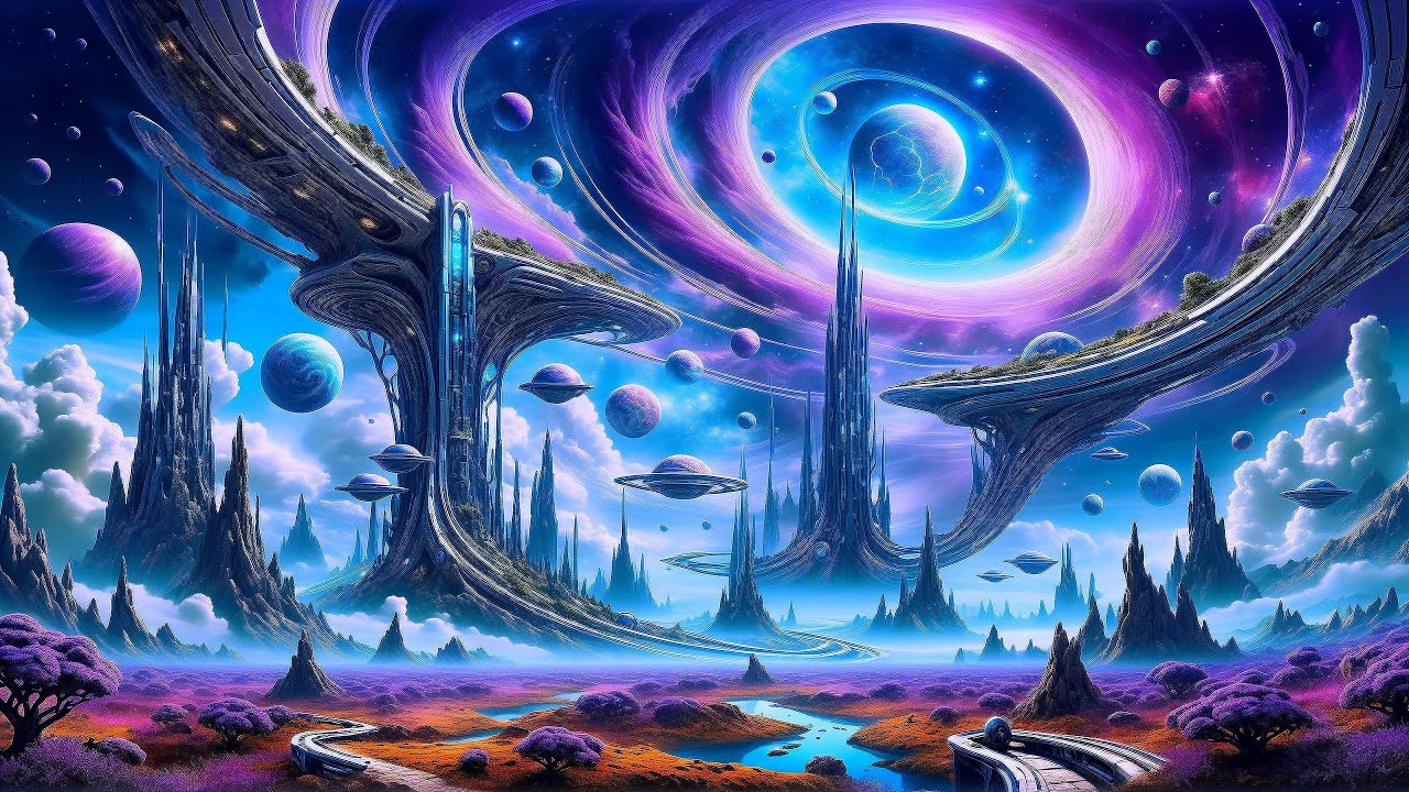 AI Generated Video: Relaxing Galactic Fantasy - Animation Created by Artificial Intelligence ...