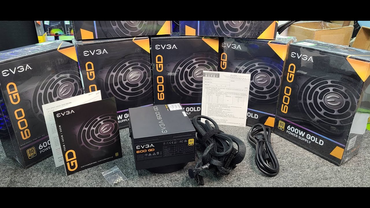 欣亞數位-艾維克EVGA 600 GD電源供應器開箱(Unboxing) - YouTube