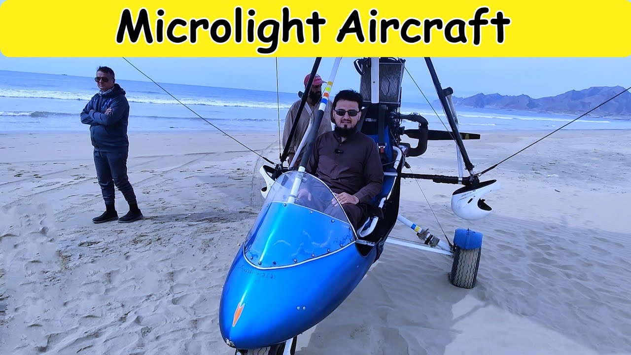 Microlight Aircraft | Ultralight Trike | Kund Malir | Balochistan - YouTube