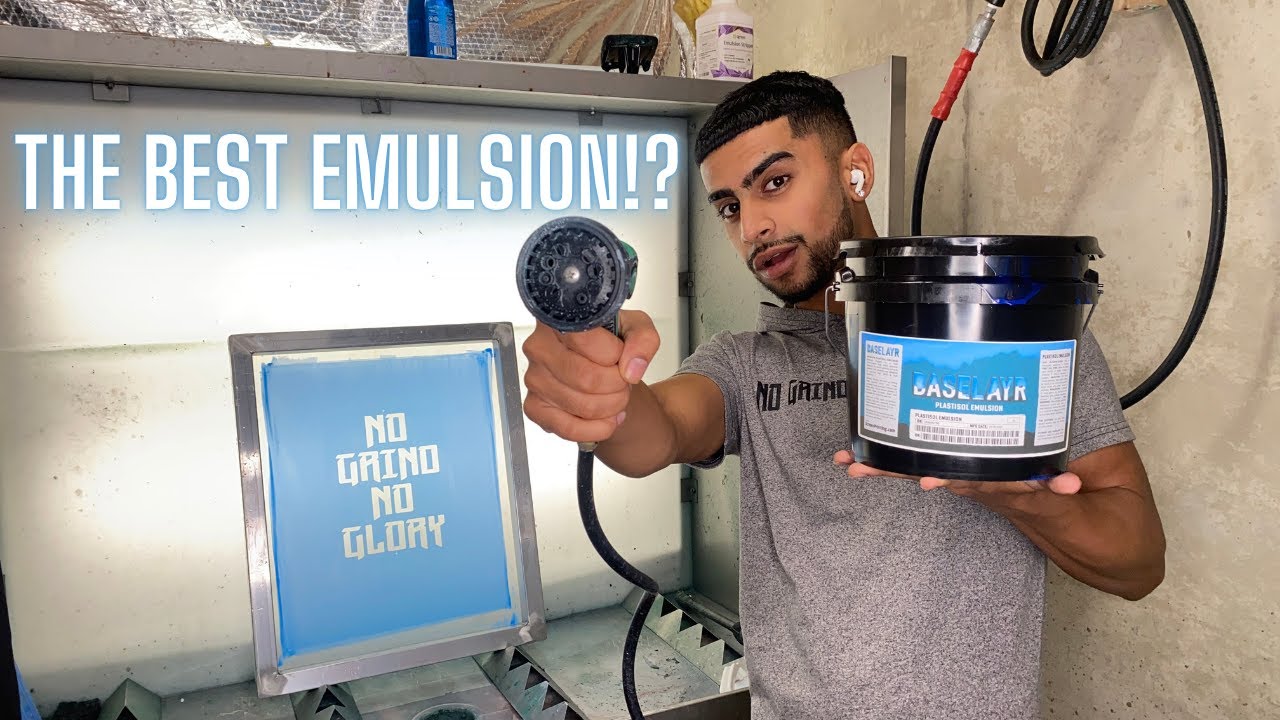 Washing, Coating, and Exposing A Screen Printing Screen | Baselayr ...