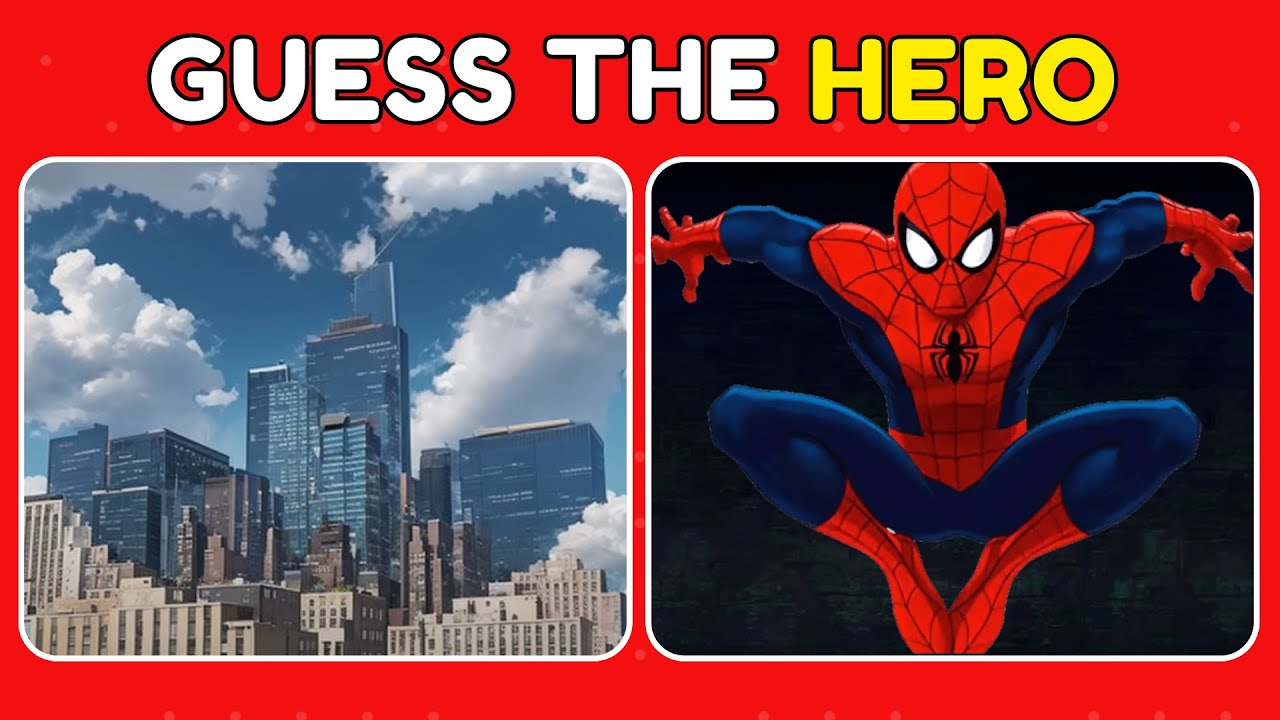 Guess the Hidden Superhero by ILLUSION 🦸‍♂️💫 - Marvel & DC Superheroes ...