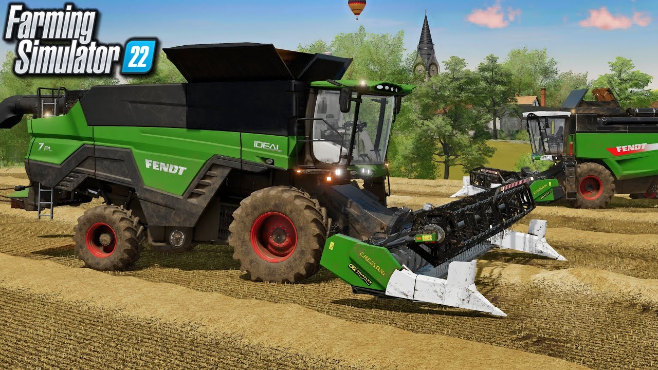 Cressoni Headers are the BEST on This Map! | Let's Play FS22 - YouTube