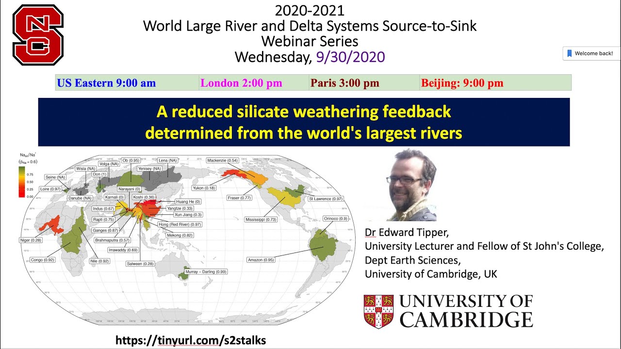 S2S20-12- Silicate weathering from the world's largest rivers (Edward ...