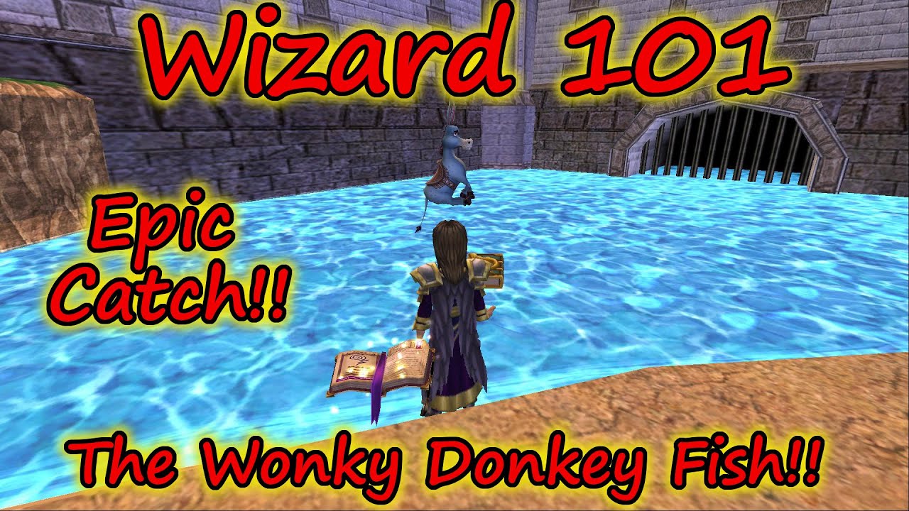 Wizard101: April Fool's SPECIAL - The Wonky Donkey Fish!! Epic Catch ...