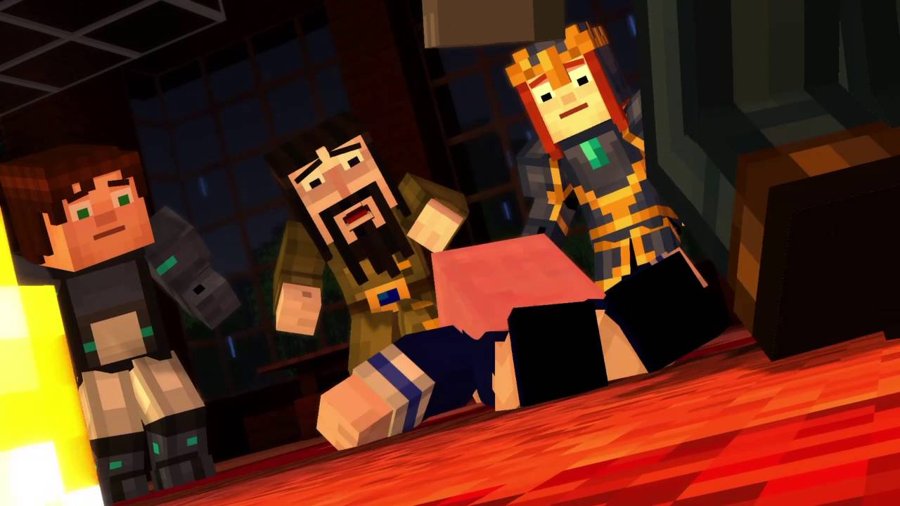 Minecraft: Story Mode Lizzie's death - YouTube