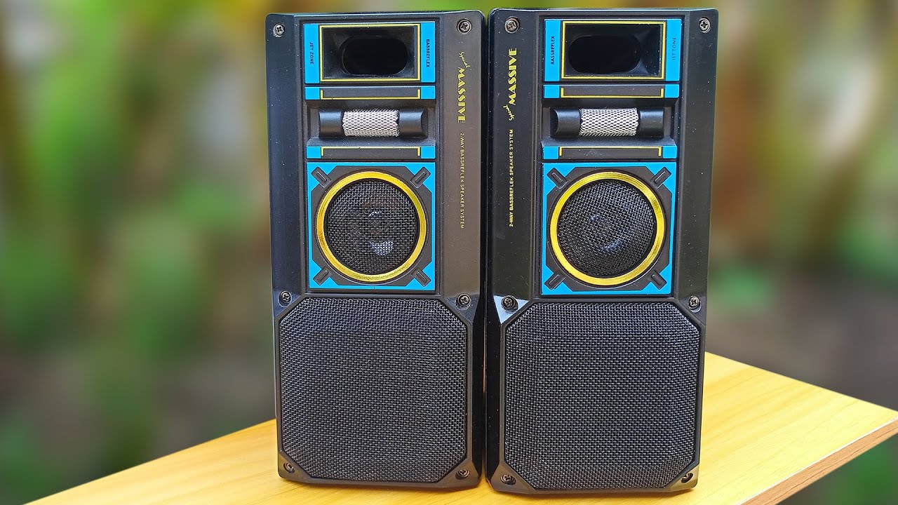 review speaker pasife harga 300 ribuan basreflek 4 in 2way - YouTube