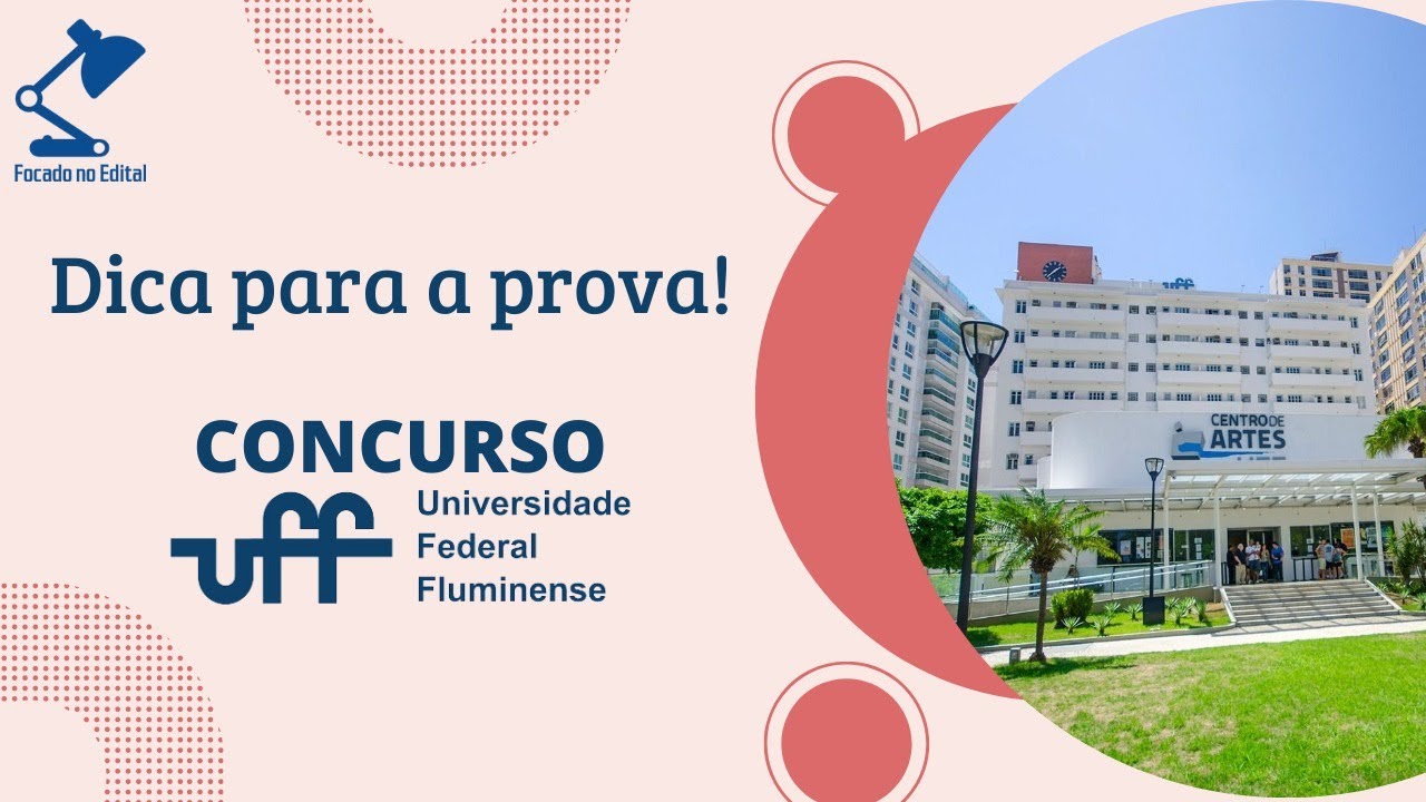 Dica para a prova da UFF - Banca COSEAC - YouTube