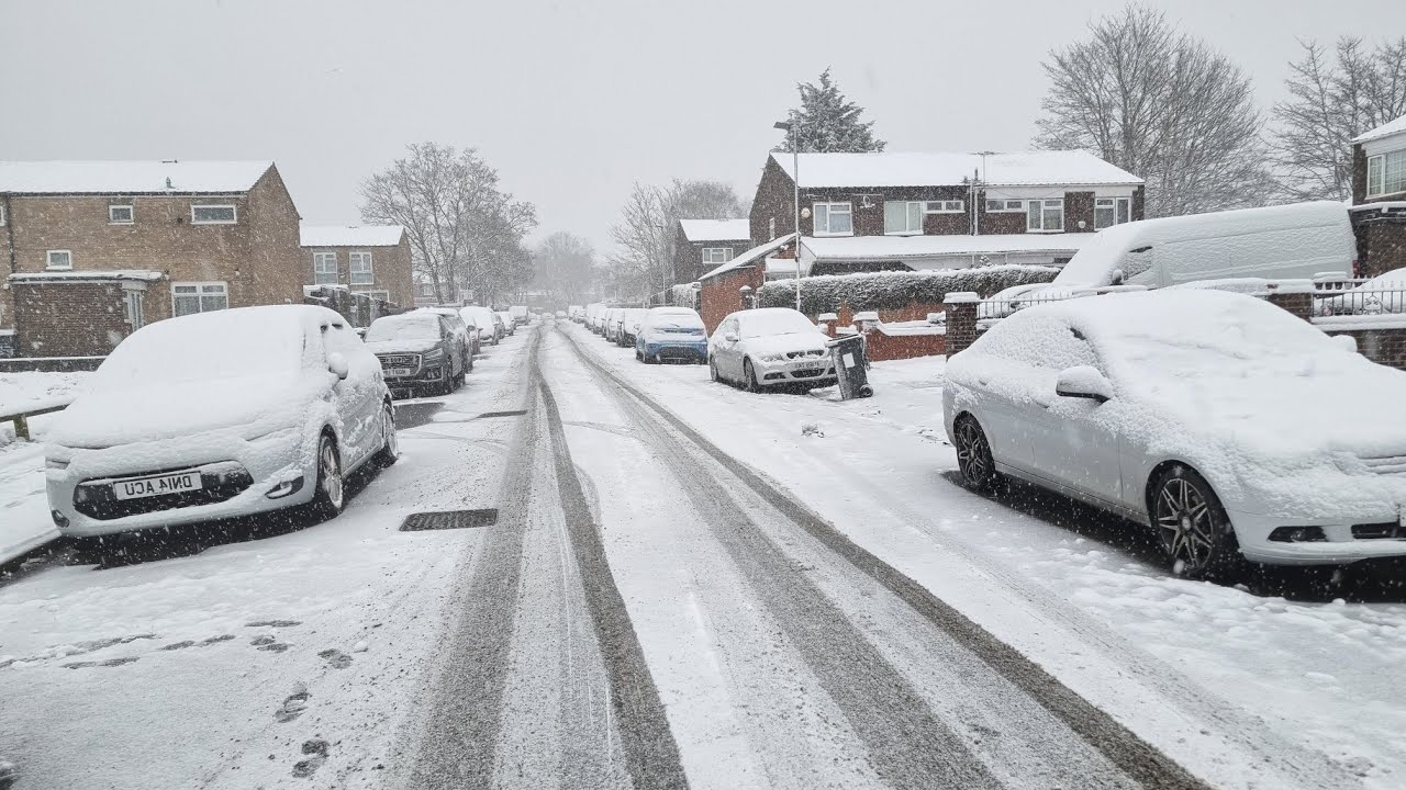 Snow in Birmingham 2026, first snow of the year 2026, Birmingham snow ...