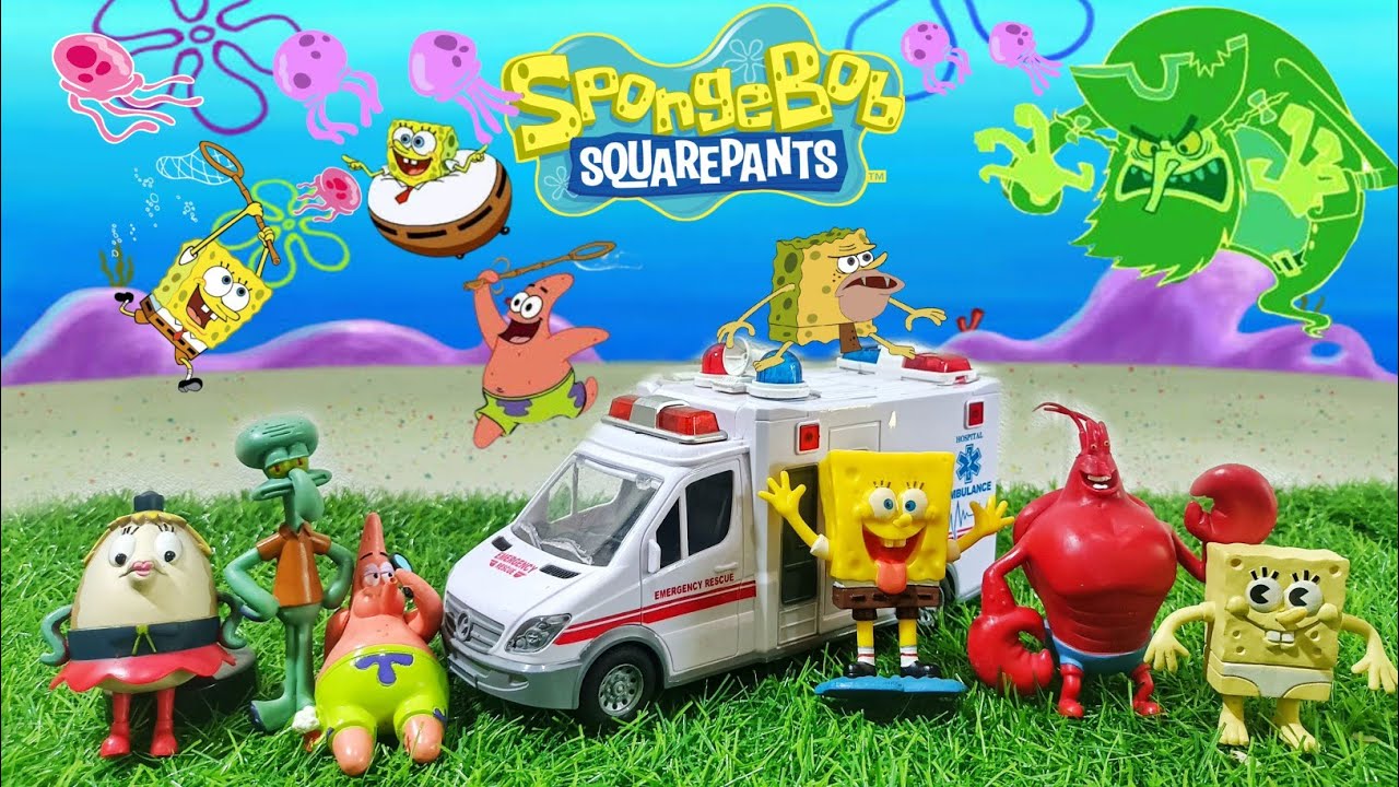 Mencari Mainan Spongebob, Patrick, Squidward, Tuan Krab, Sandy ...