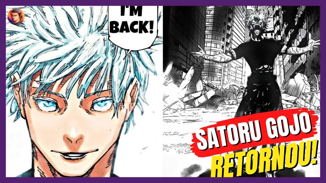 INACREDITAVEL! SATORU GOJO FINALMENTE VOLTOU A VIDA! JUJUTSU KAISEN 260 ...