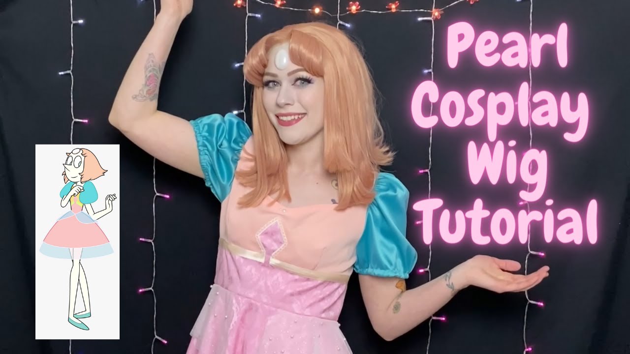 How I Styled My Pearl Cosplay Wig! (Steven Universe Wig Styling ...