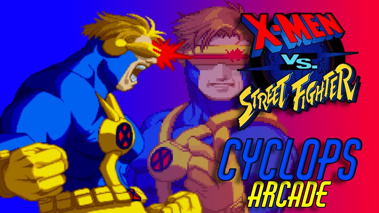 X-men Vs Street Fighter : Cyclops - YouTube