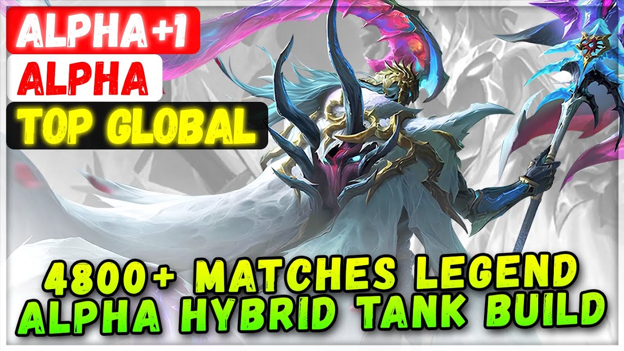 4800+ Matches Legend Alpha Hybrid Tank Build [ Top Global Alpha ...