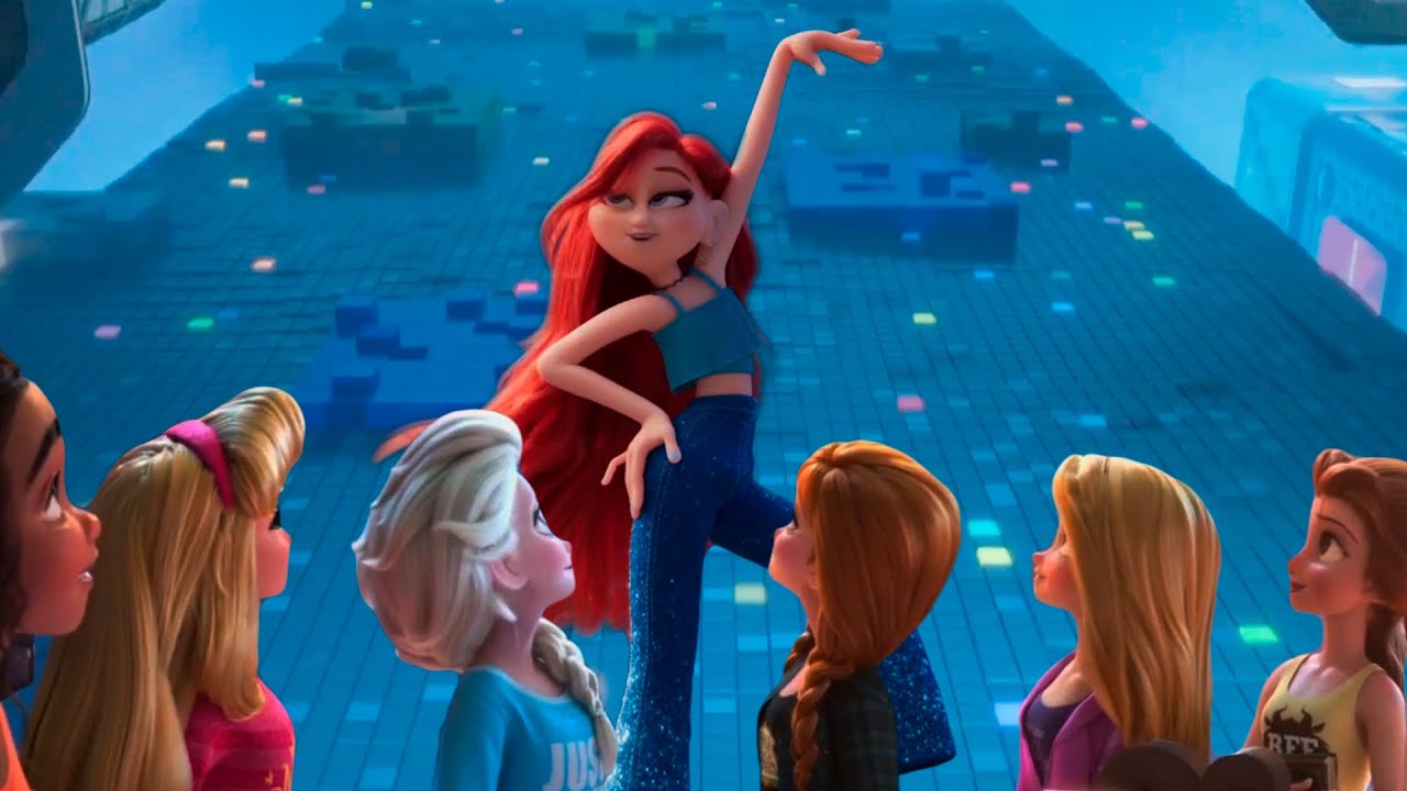 Mermaid Chelsea meets Disney princesses and Queen Ariel | "Little ...