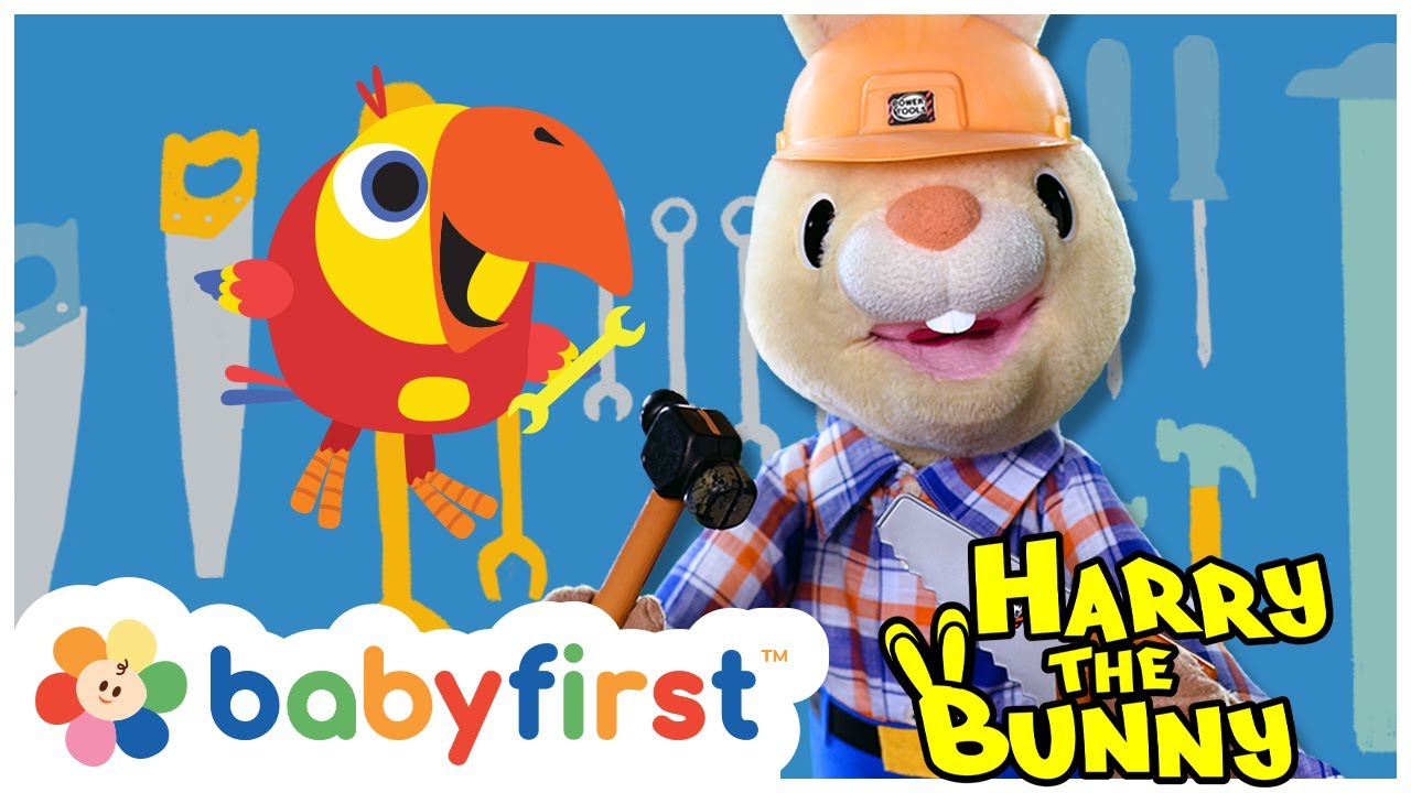 Harry And Larry Pretend Play Carpenter | Baby Learning First Words with ...