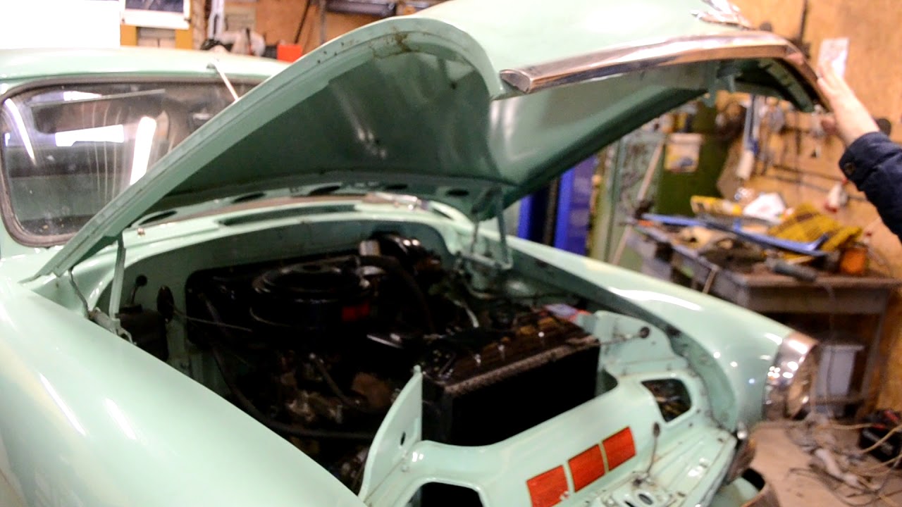 How to start russian car Volga Gaz-21 - YouTube