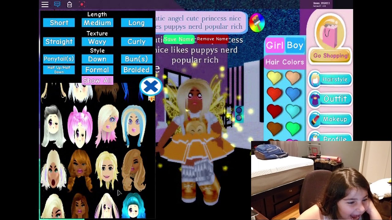 Emma plays Roblox Royal High Fashion Dress up - YouTube