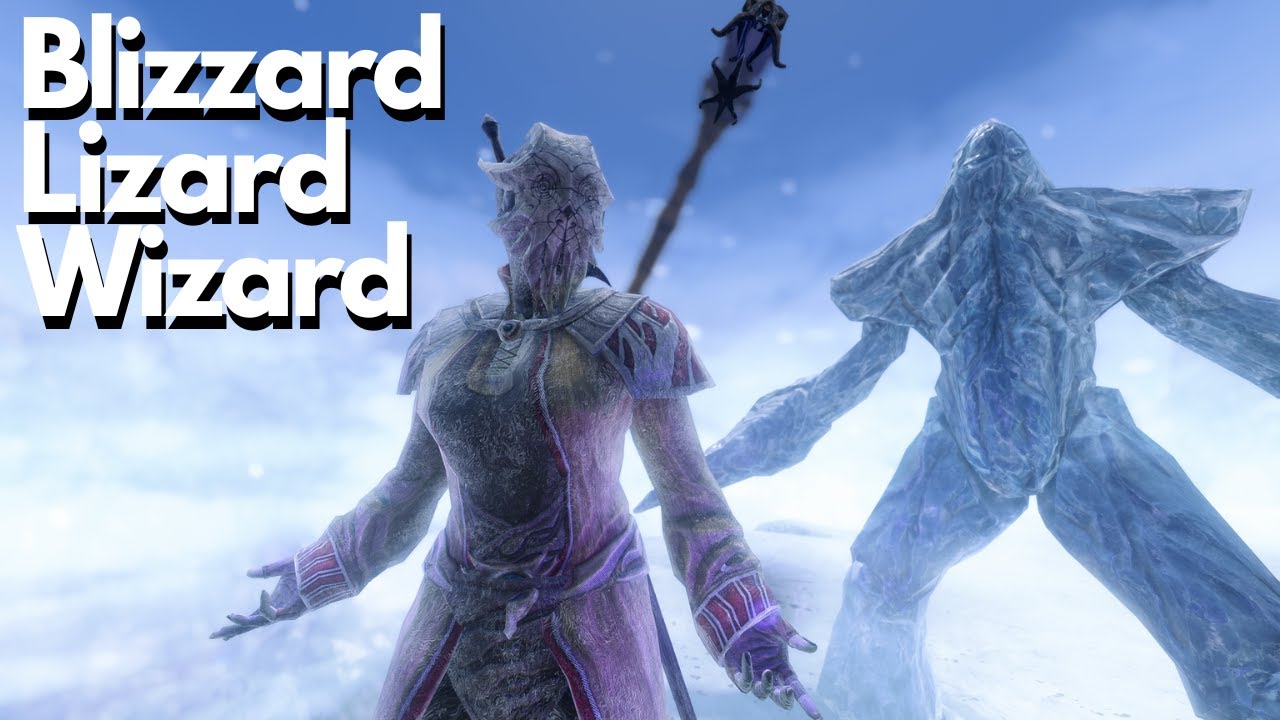 Blizzard Lizard Wizard | Skyrim Requiem w/ 3BFTweaks and Permadeath - YouTube