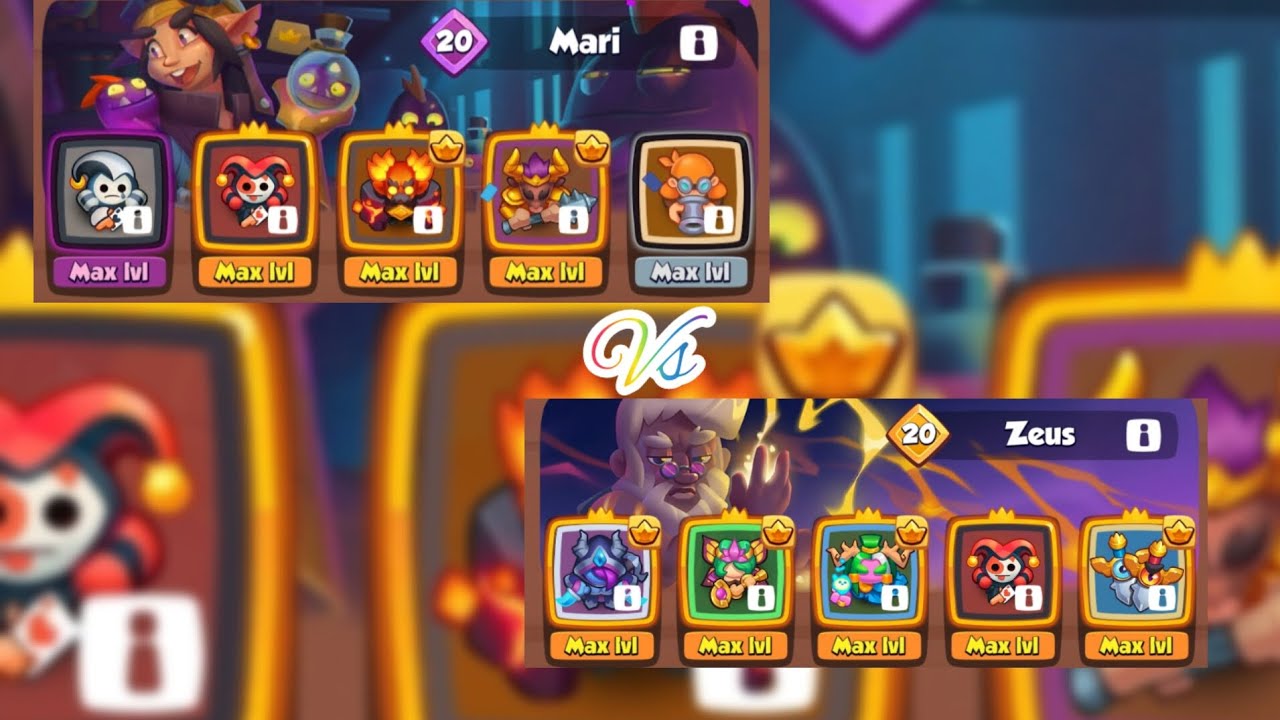 Max Meteor and Minotaur Level 20 Mari VS Max Demon hunter Level 20 Zeus ...