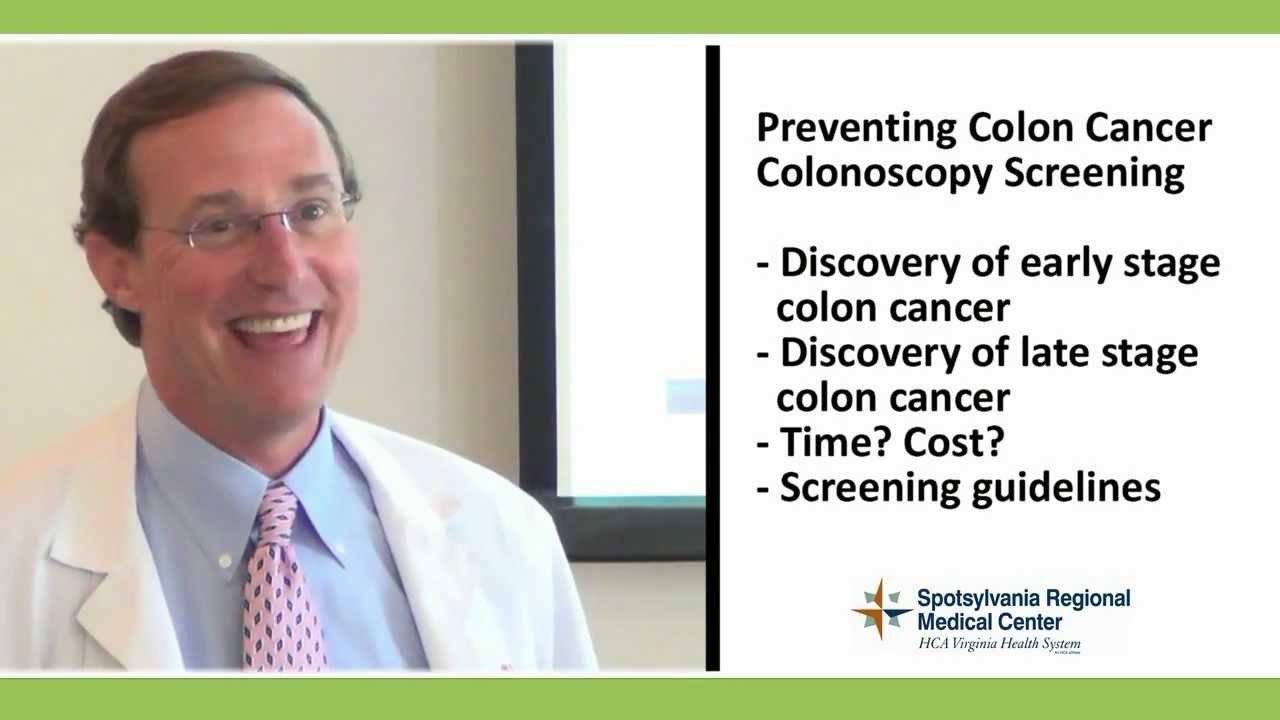 How to Help Prevent Colon Cancer - Dr. Trible of Spotsylvania Regional ...