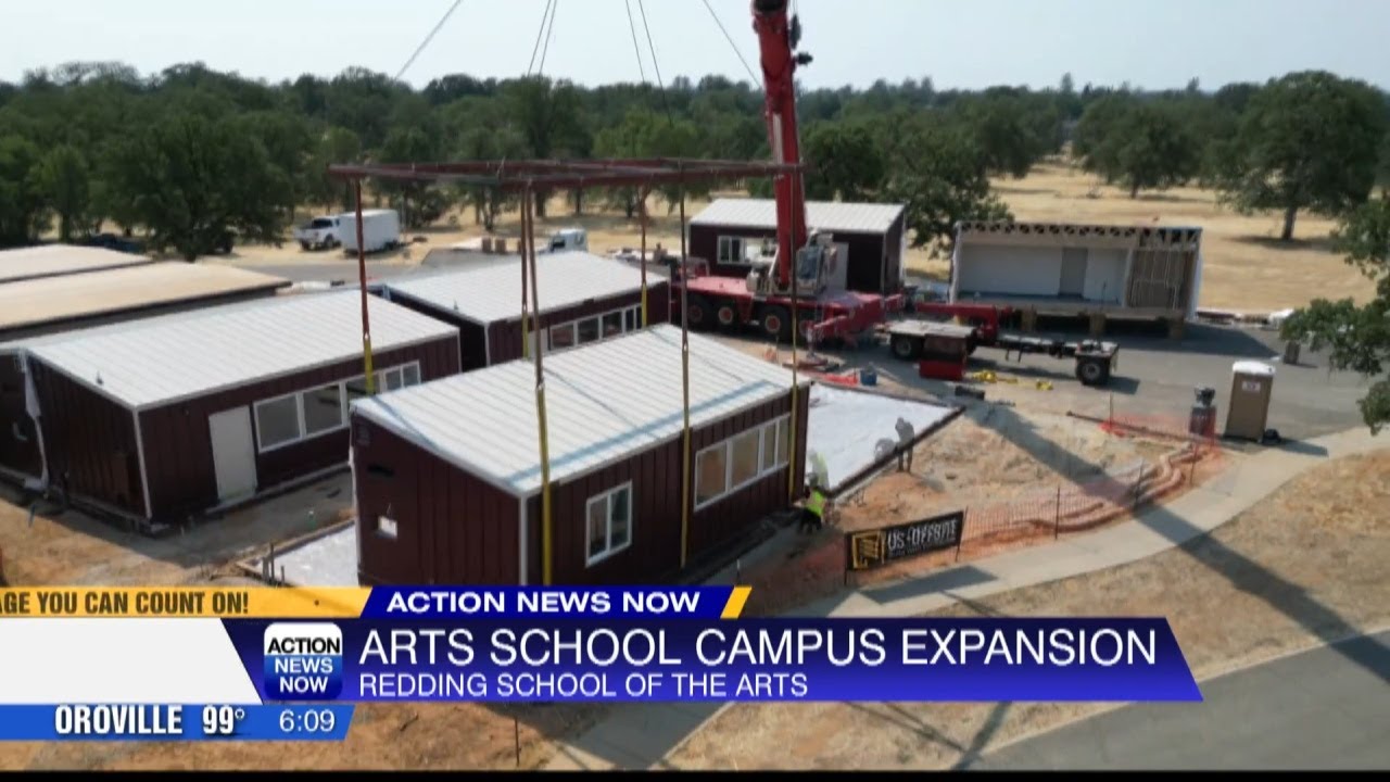 Redding School of the Arts expands with five new modular buildings that ...