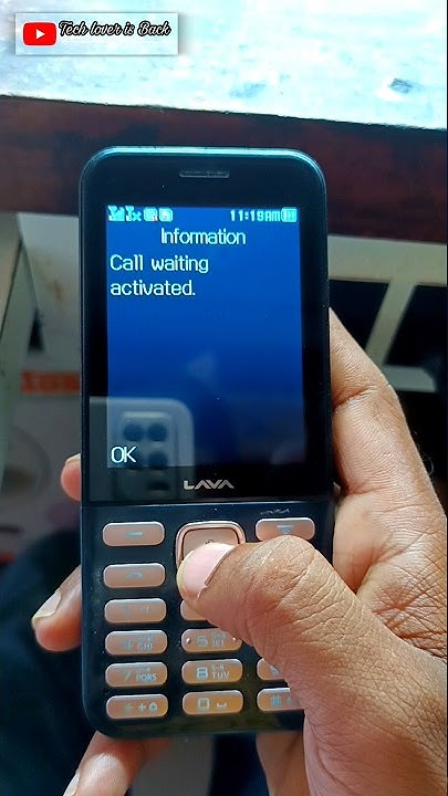 How to activate call waiting on Lava gam keypad mobile // call waiting setting - YouTube
