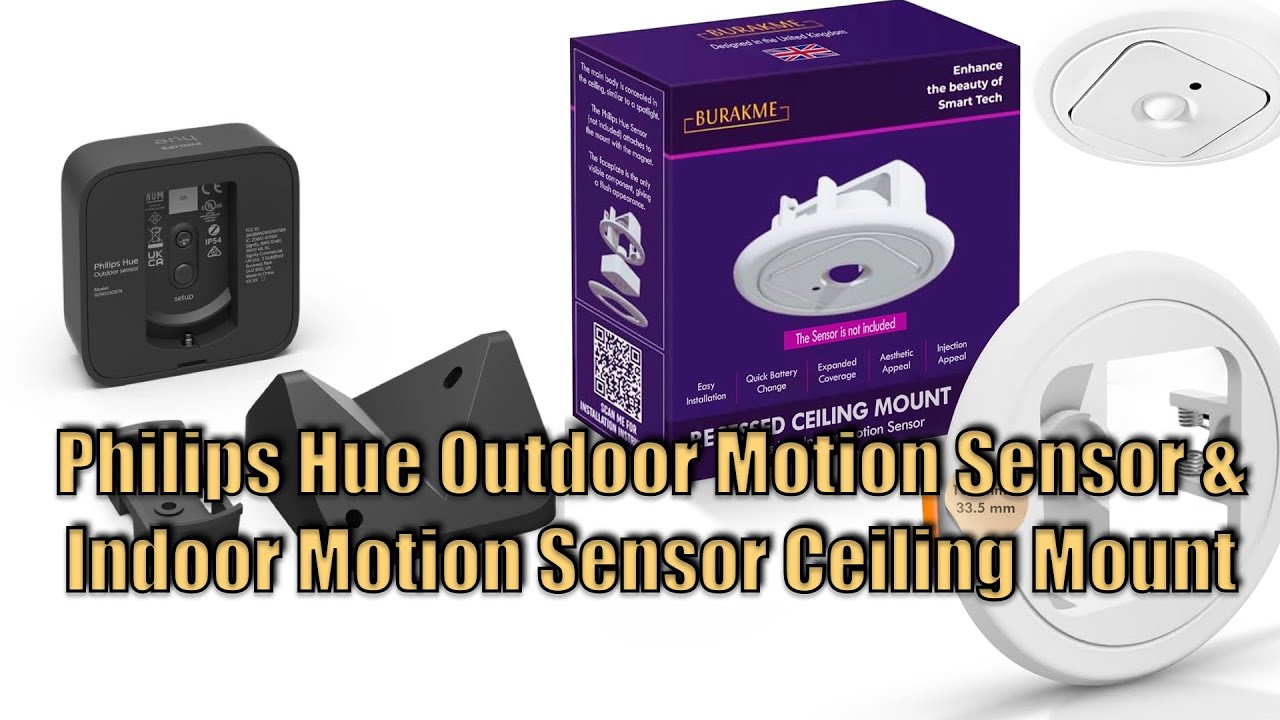 Philips Hue Outdoor Motion sensor & Indoor Motion Sensor Ceiling mount ...