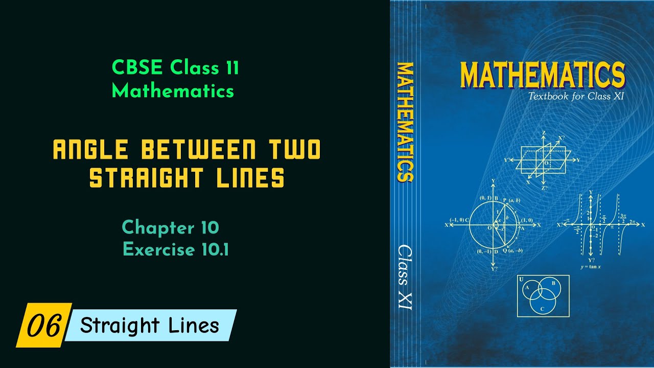 Angle Between Two Straight Lines | Straight Lines | Class 11 | CBSE ...