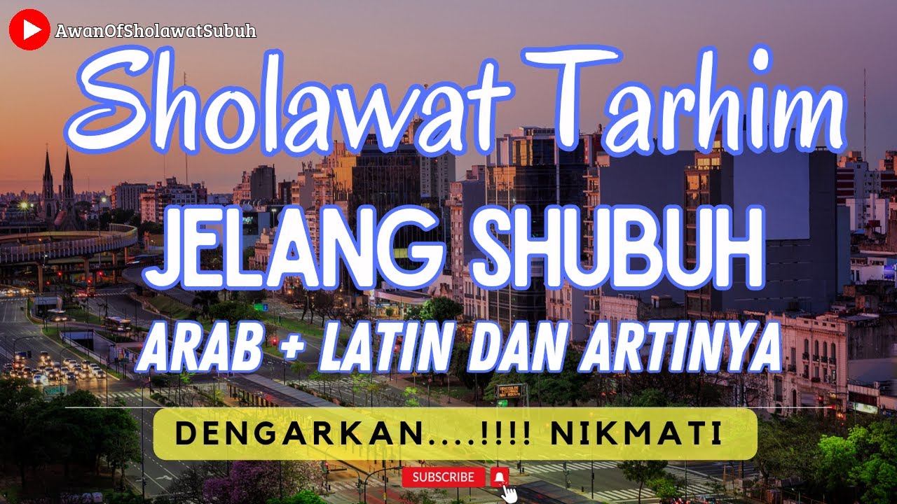 Sholawat Tarhim Sebelum Adzan Sholat Subuh dan Maghrib | Tanda Sebelum ...