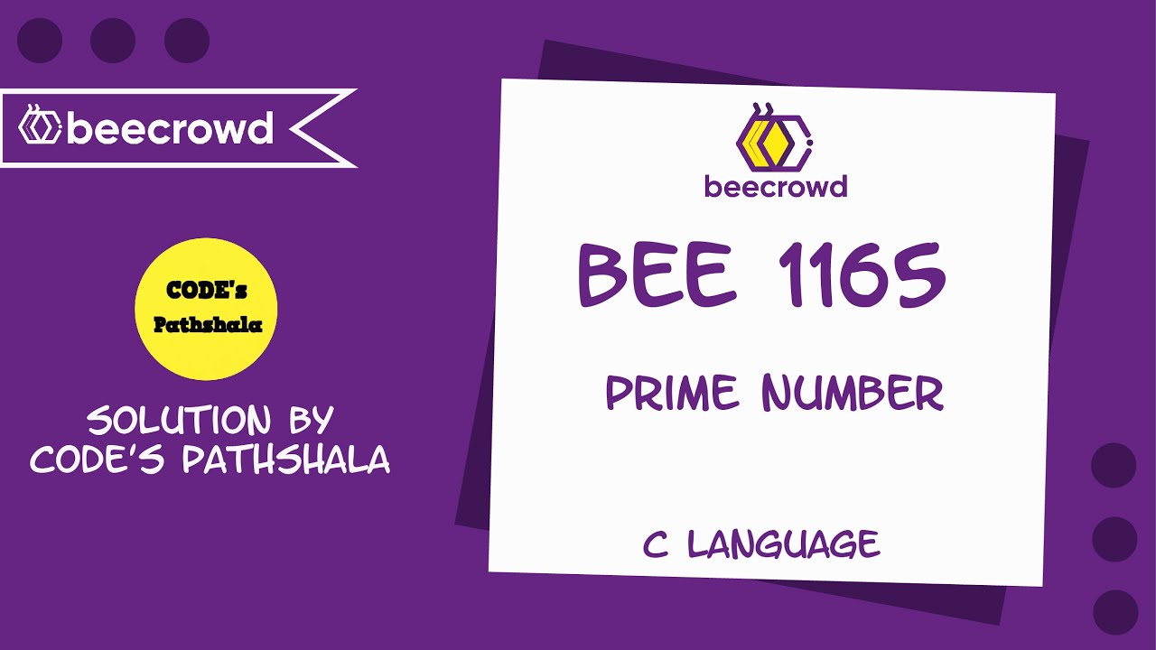 beecrowd Problem 1165 - Prime Number solution( Bangla ) | C language ...