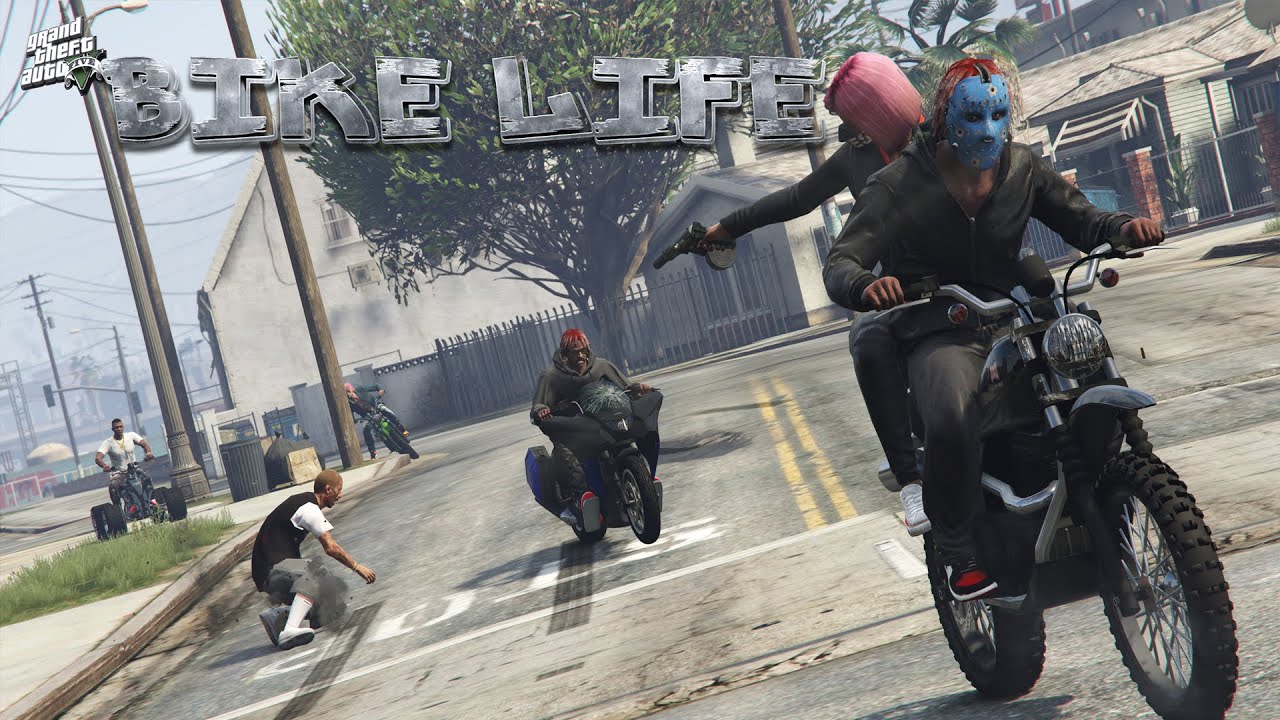 GTA 5 BIKE LIFE GANG [HD] SHE SET US UP!! - YouTube
