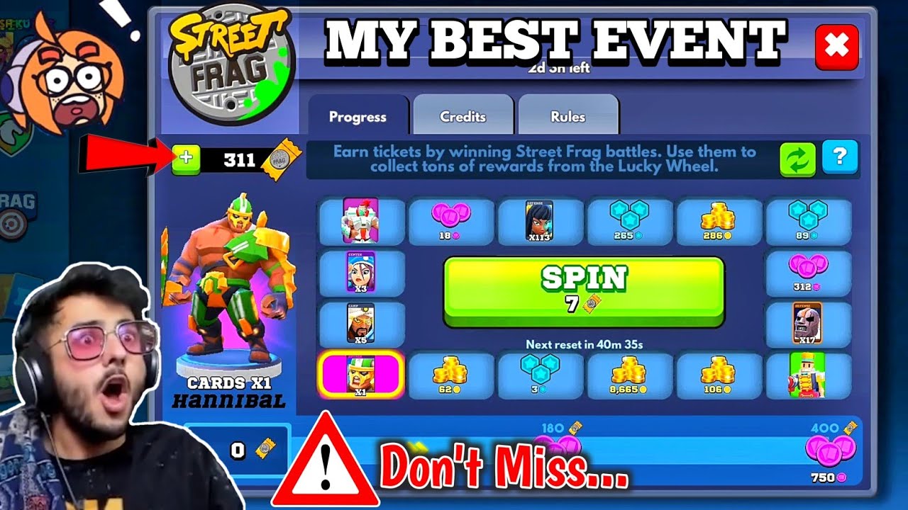 My Best Event (part-3) How to get Legendary cards in Frag | Free Fire ...