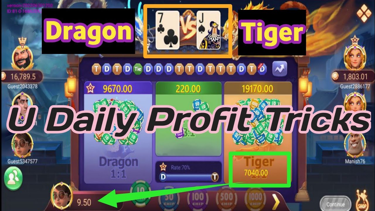 Winning Tricks Dragon vs Tiger New Tricks l Daily Profit Tricks l ...