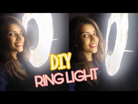 DIY RING LIGHT I HOW TO MAKE A RING LIGHT - YouTube