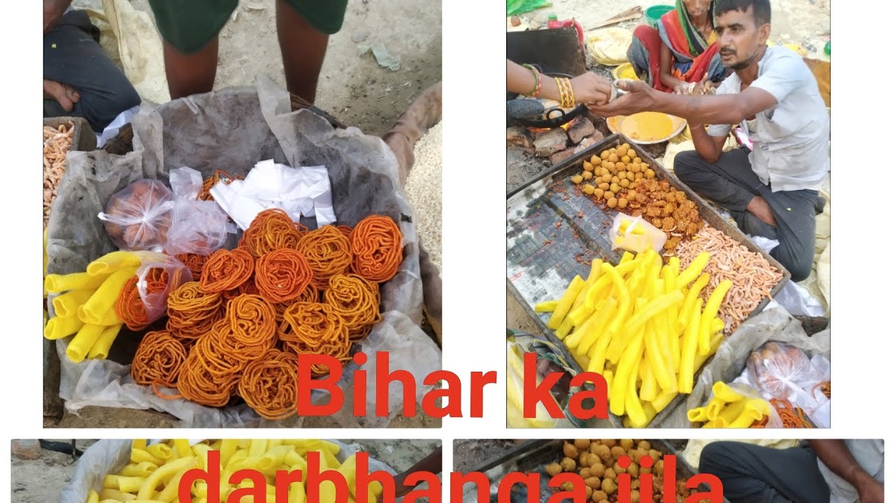 Bihar ka darbhanga jila benipur Mangal haat me sasta saman - YouTube