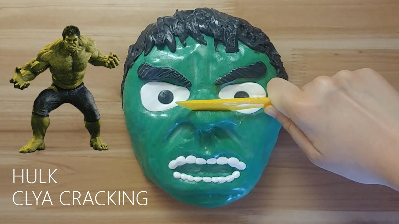 Hulk clay cracking 헐크 점토부수기 - YouTube