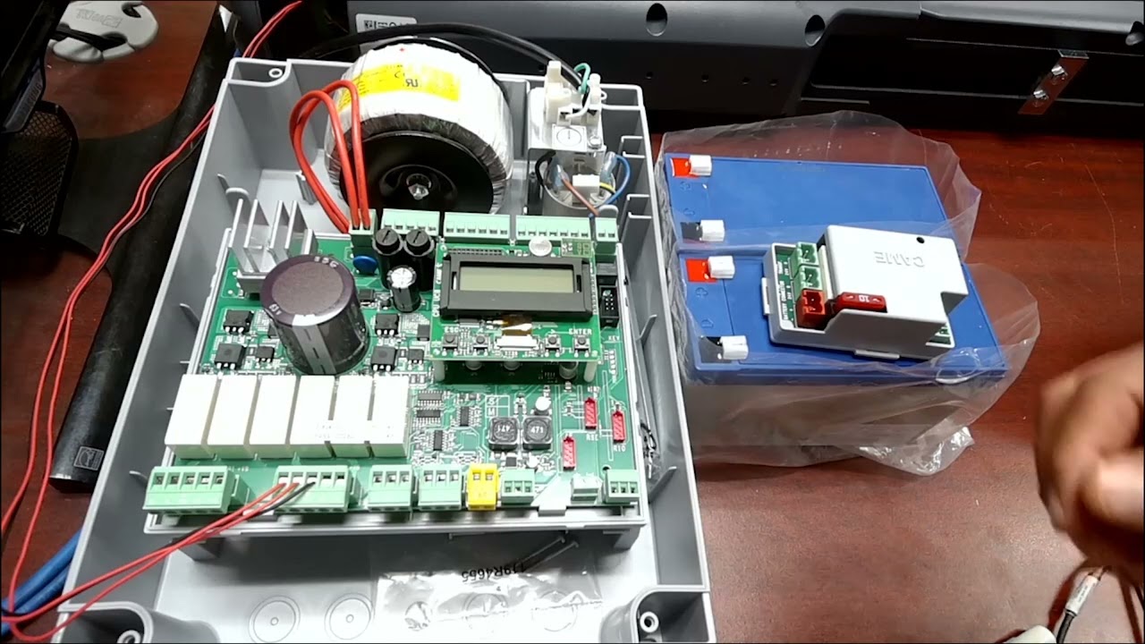 CAME Conexion de 002RLB en cuadro de mando 801-QA-0080 Trim - YouTube