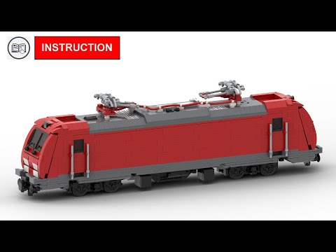 LEGO Train instruction -- Siemens locomotive Vectron DB - RC - MOC ...